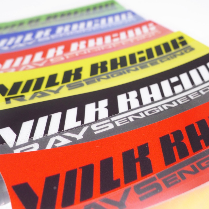 bochang 4pcs Volk Racing Rays Engineering Stickers Decal Vinyl Car ...