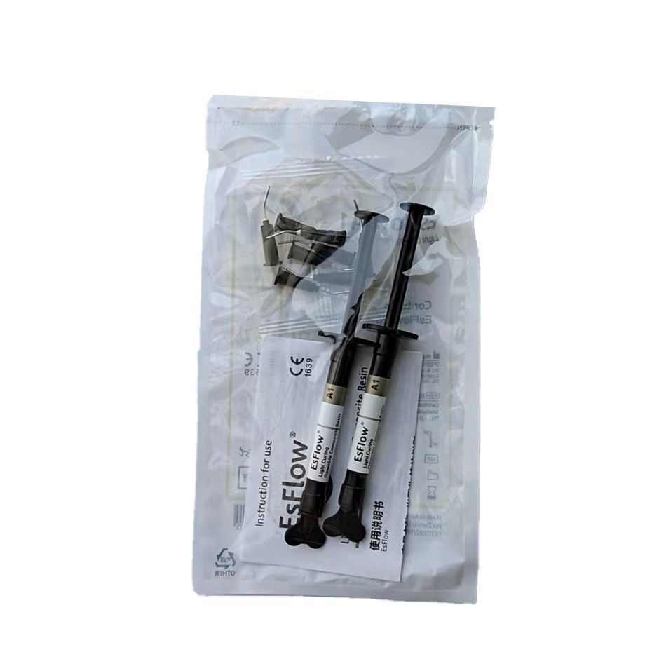 Korea 2g*2 Syringes EsFlow Light Curing Flowable Composite Resin Dental ...