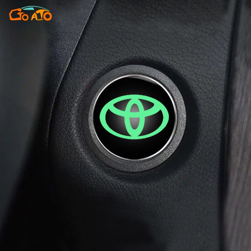 GTIOATO Car Push Start Button Decorative Stickers Luminous Ignition ...