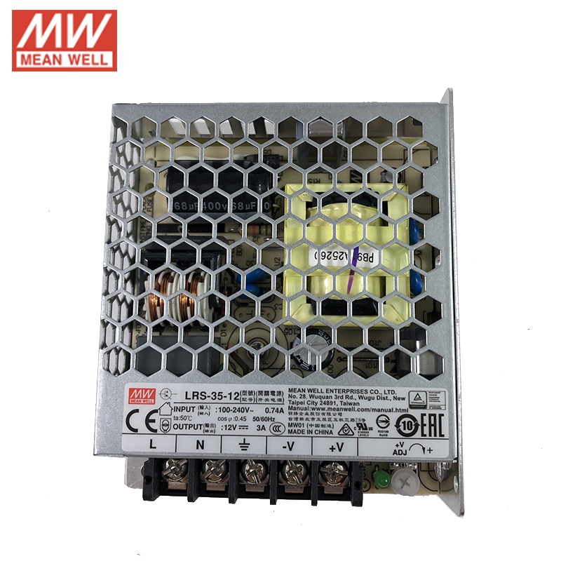 Original MEAN WELL LRS-35-12 Switching Power Supply 110V/220V AC to 12V ...