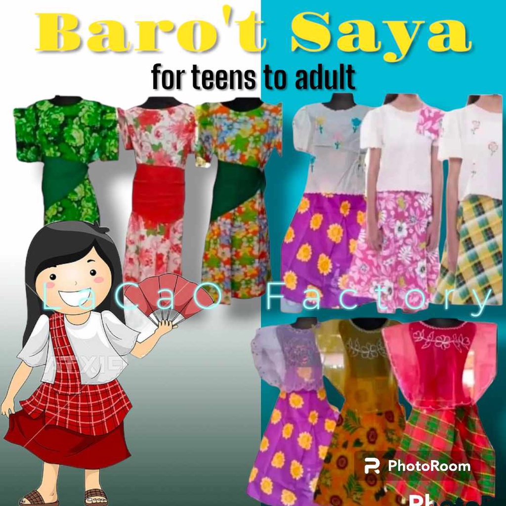 LanCaO/LRT' FILIPINIANA/BAROT SAYA/BALINTAWAK/PATADYONG | Shopee ...