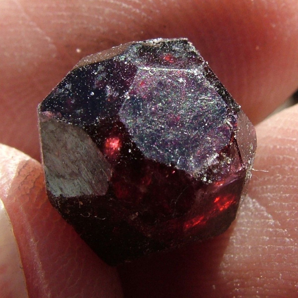 1Pc Red Natural Garnet Quartz Crystal Gemstone Healing Energy Stone ...