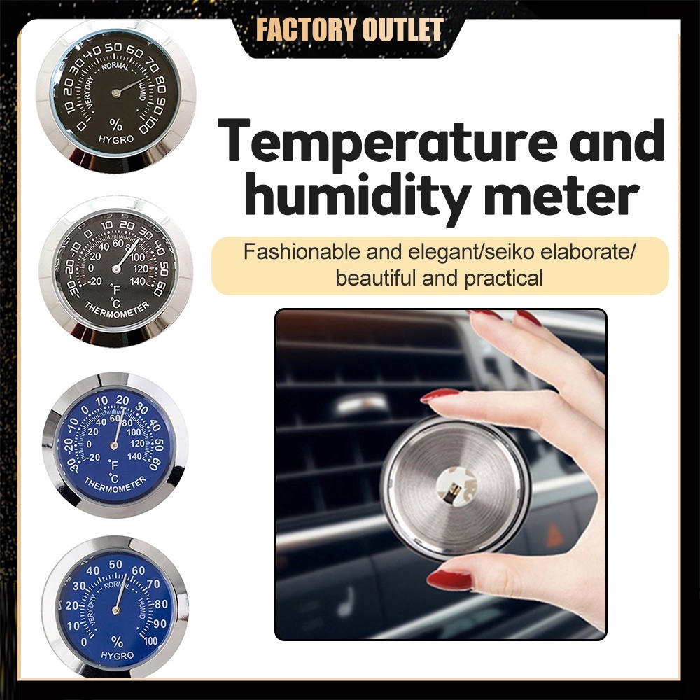 Portable Analog High Precision Temperature Humidity Meter Thermometer ...