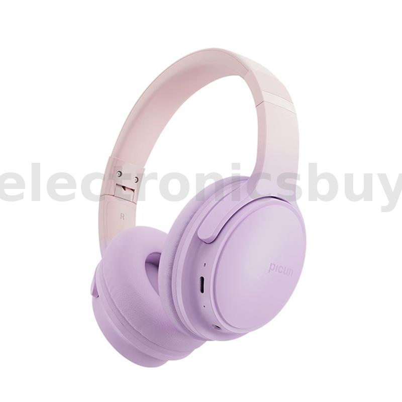 Picun Queen Headset bluetooth V5.3 Headphone 40h Long Battery Life Low ...