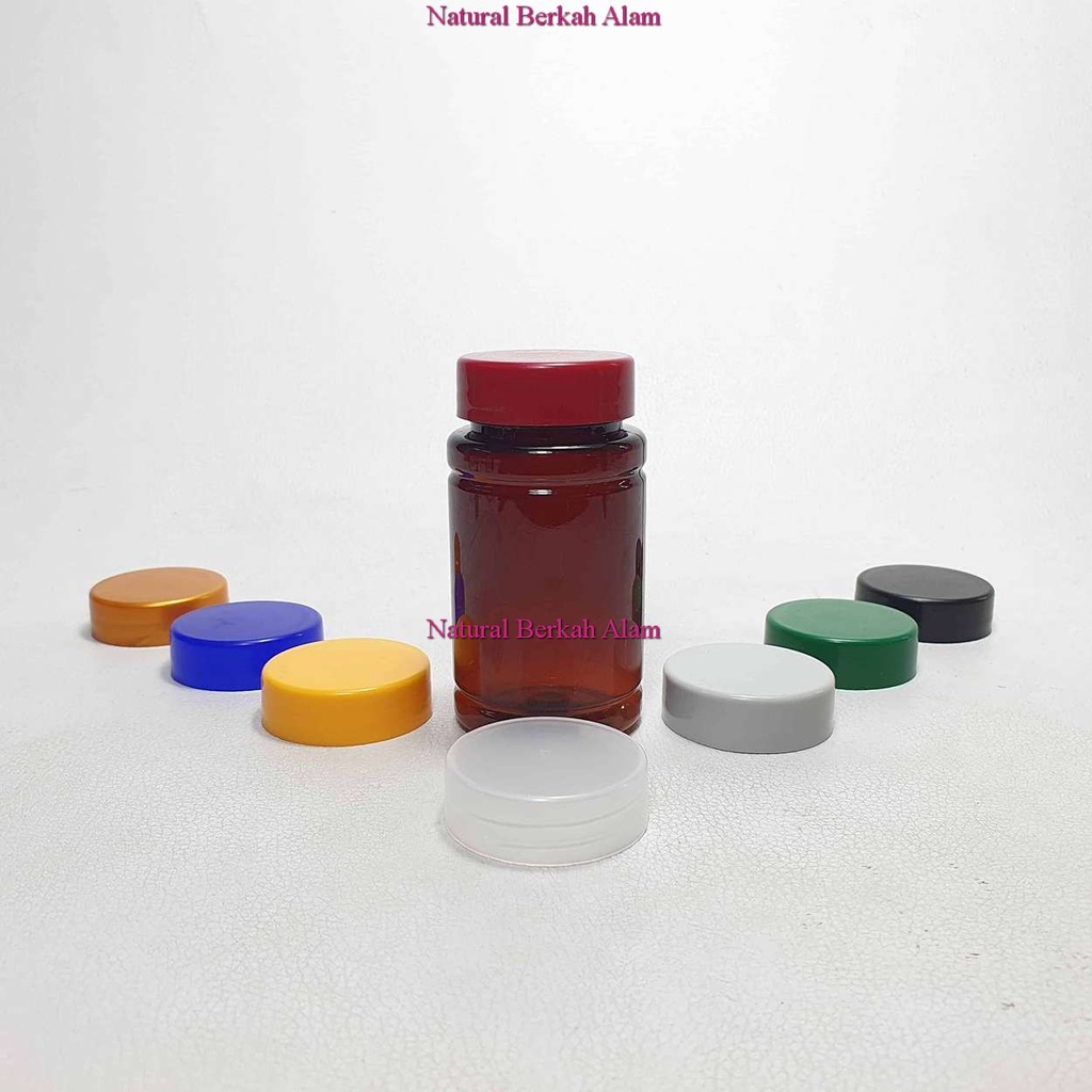 Proround Bottle 60 Brown Capsules Plain Cap / Serrated Cap / Medicine ...