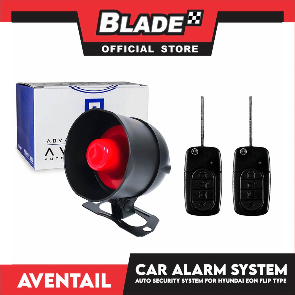 Aventail Car Alarm System Auto Security for Hyundai Eon Flip Type ...