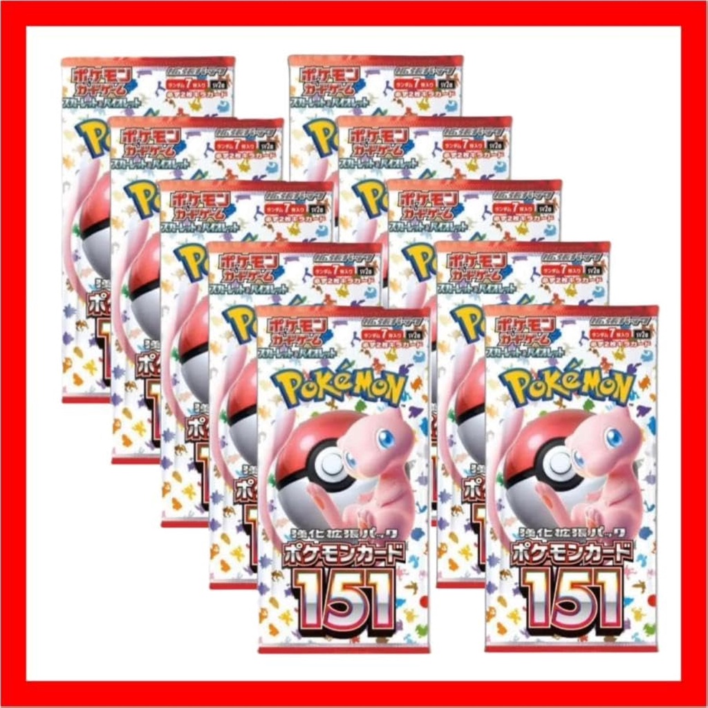 【direct from Japan】Pokemon Card 151 10 Pack Enhanced Expansion Pack ...