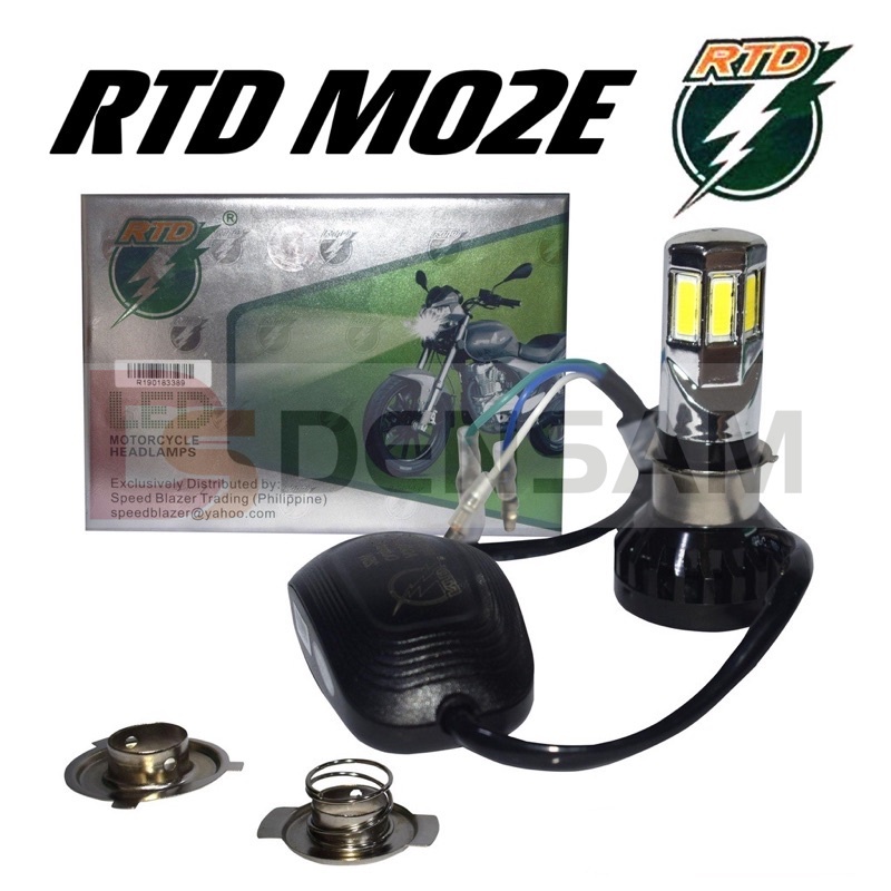 RTD Motorcycle Universal MO2E 6LED Headlight White | Shopee Philippines