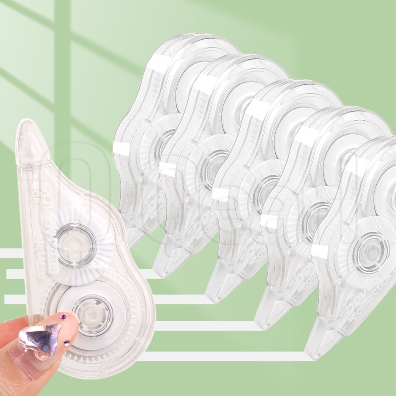 Simple No Print Wind Transparent Correction Tape / Office Portable ...