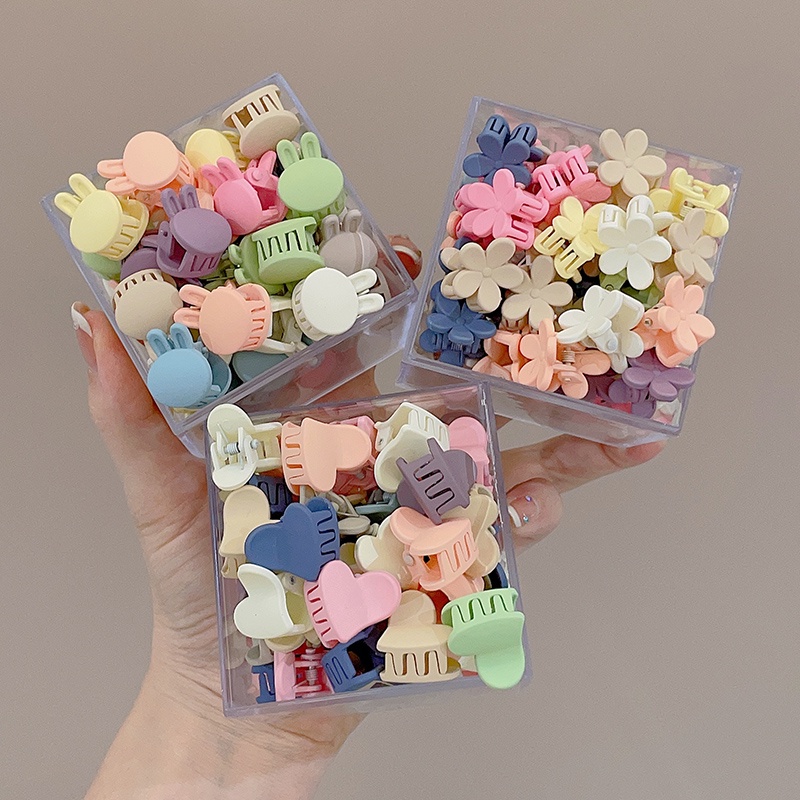 50 PCS Small Cute Hair Clip for Baby Girl Coffee Color Mini Hair Pin ...