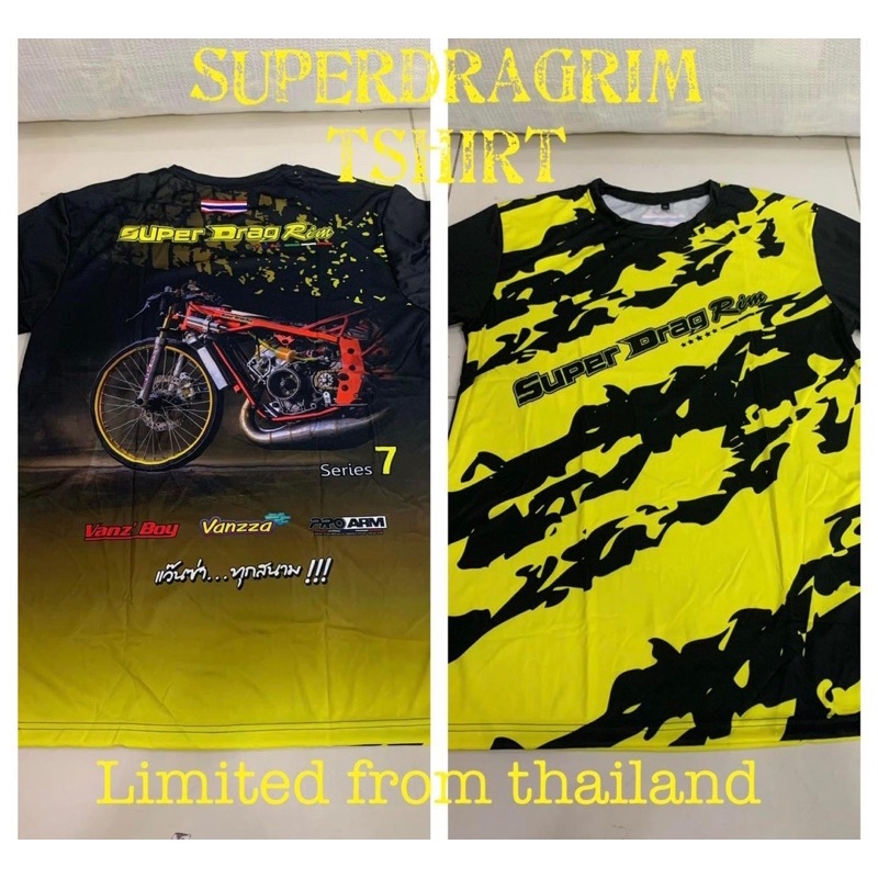 Super Drag Rims SDR Riding Jersey (Shirt) - Made in Thailand | Shopee ...
