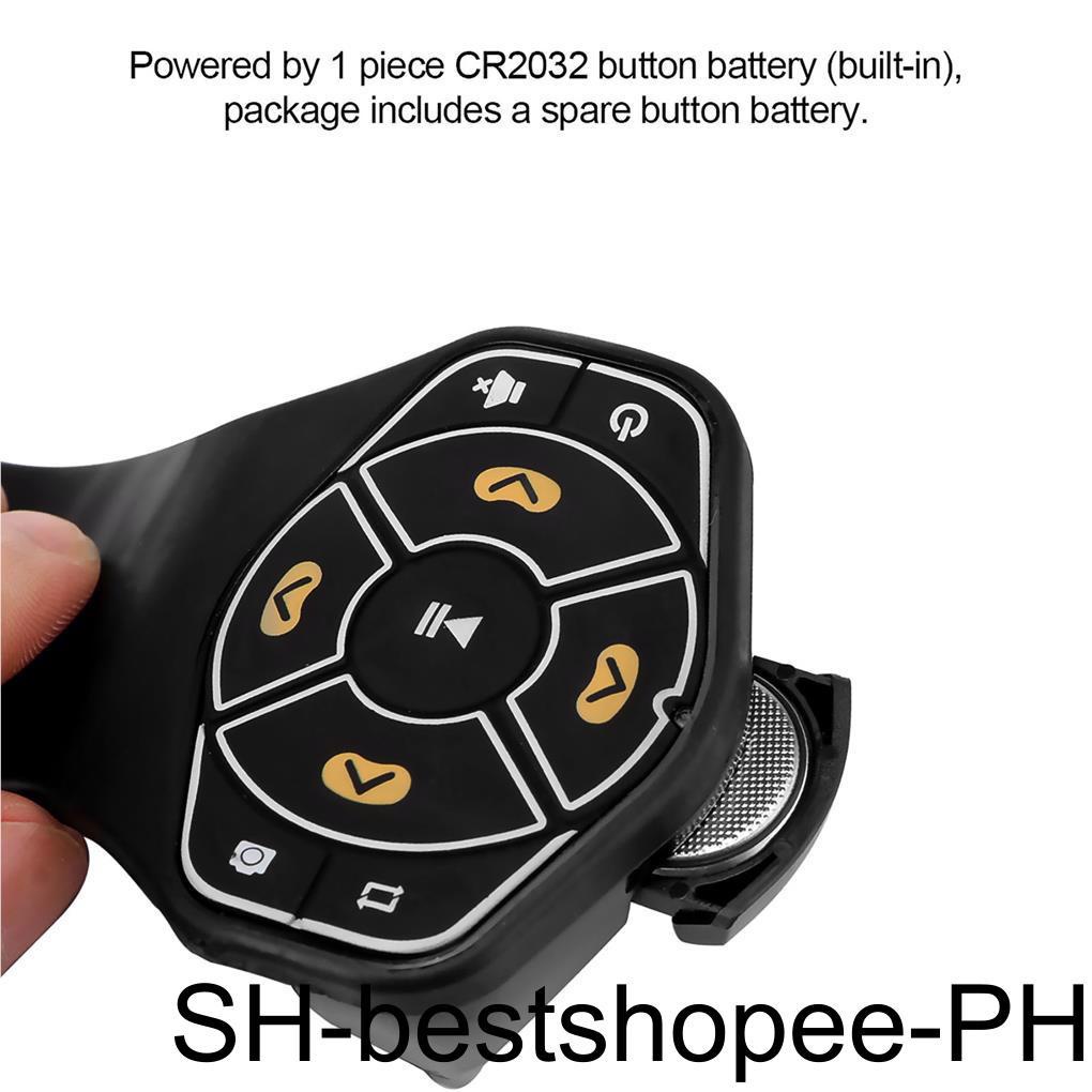 Wireless Bluetooth Steering Wheel Remote Controller Play Button Control ...
