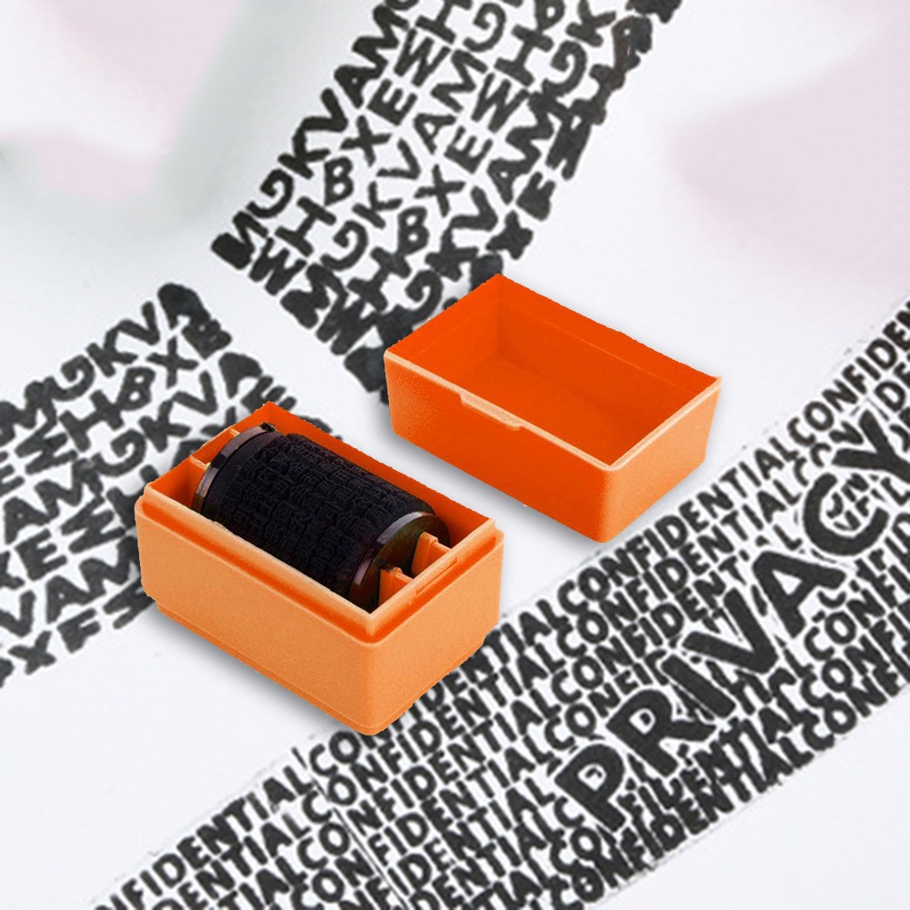 Mini Identity Cover Roller Stamps Eliminators Roller Confidential Stamp ...