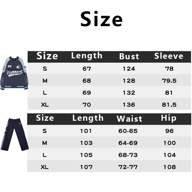 Sanrio Kawaii Cinnamoroll Jacket American Motorcycle Clothing Women ...