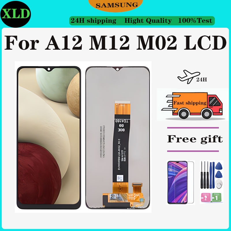 For Samsung Galaxy A12 A02 M12 M02 A125 A127 M127 LCD Digital Touch ...