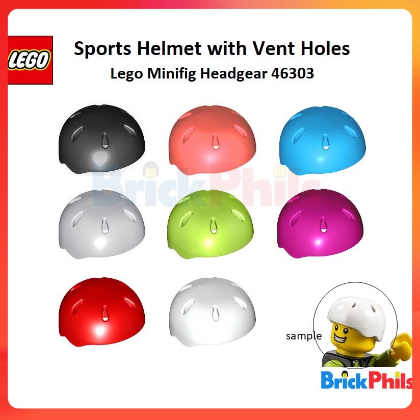 Lego Headgear 46303 - Sports Helmet with Vent Holes | Shopee Philippines