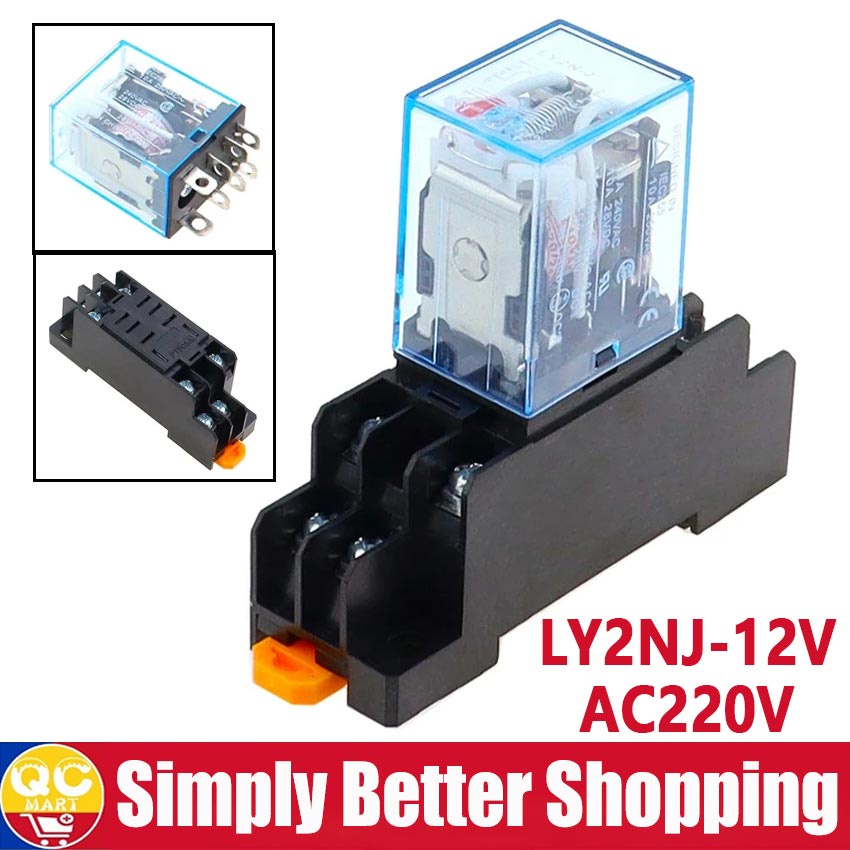 1pc General Purpose LY2NJ HH62P Electromagnetic Relay Intermediate ...