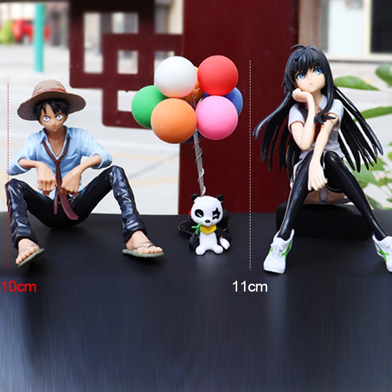 Anime ONE PIECE Action Luffy Figurine Doll Dog Yukinoshita Yukino ...