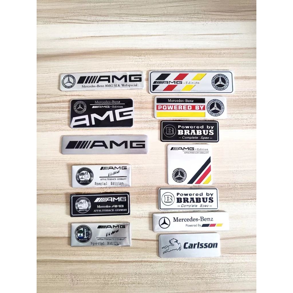Suitable For Mercedes-Benz Modified Car Stickers Benz Fender Side Label ...