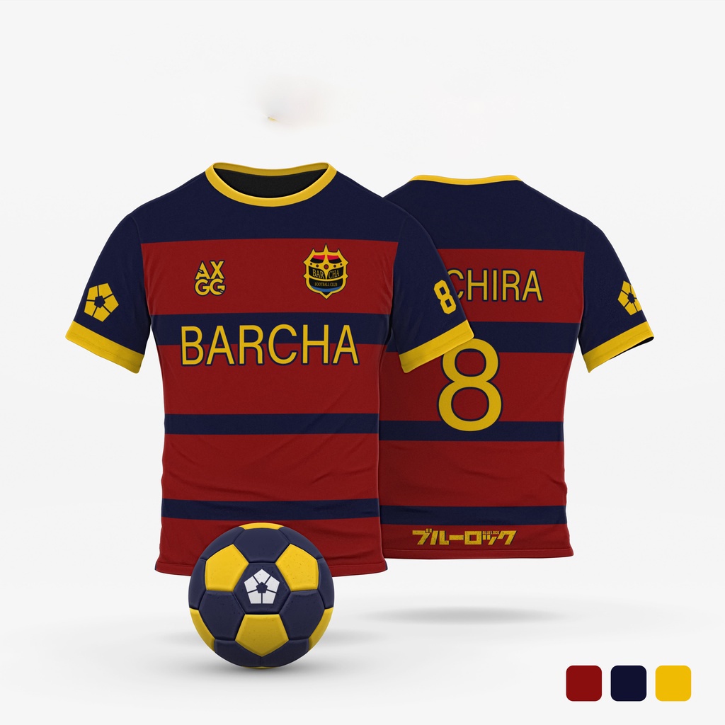 Blue Lock - FC Barcha - Bachira " Unisex Anime Jersey T-Shirt | Shopee ...