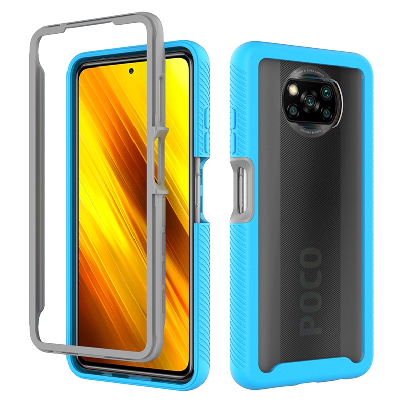 For Xiaomi Poco X3 NFC / X3 Pro Case Full-Body Rugged Clear Back Hybrid ...