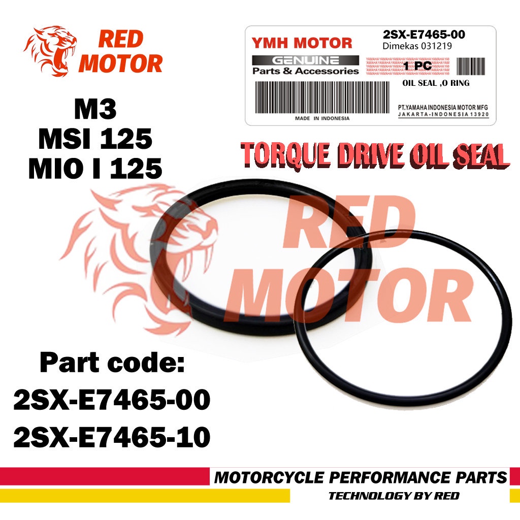 Torque Drive Oil Seal and Oring (M3, MIO I 125) SOLD PER PIECE | Shopee ...