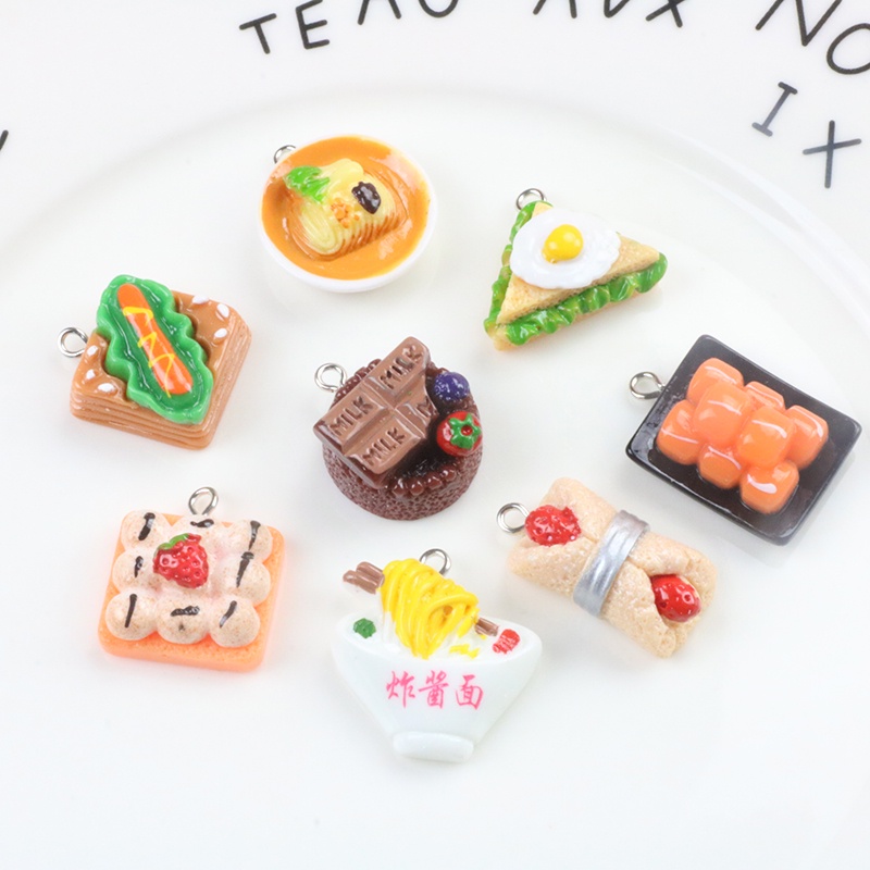 Diy Handmade Materials Jewelry Accessories Resin Simulation Food Toys ...