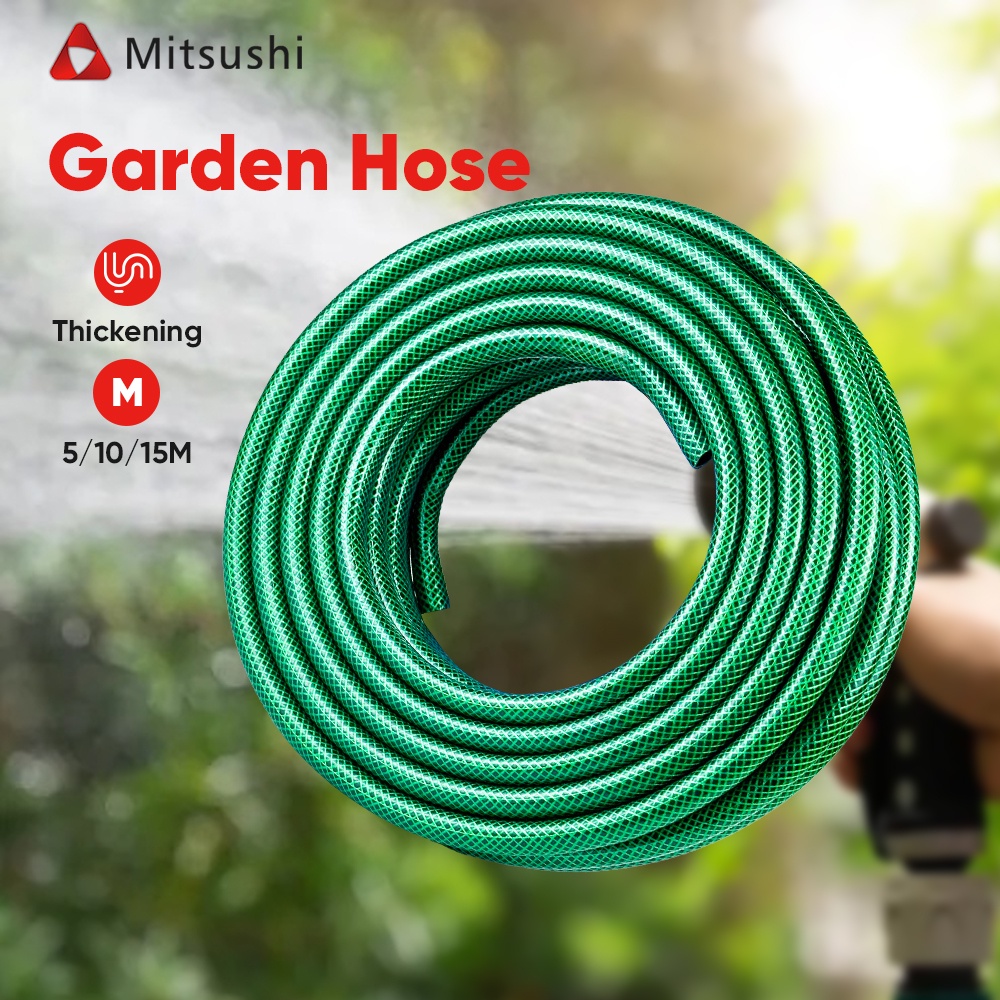 Mitsushi 5M/10M/15M Heavy Duty PVC Telescopic Hose Garden Hose For ...
