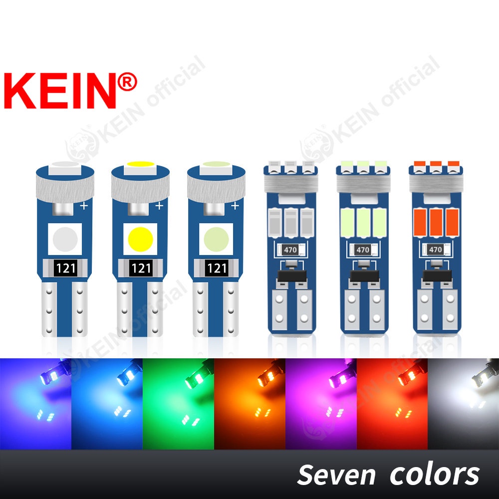 KEIN 5PCS Bulb Meter T5 Led Bulb W1.2W 27 74 W3W Car Meter Bulb Led ... KEIN 5PCS Bulb Meter T5 Led Bulb W1.2W 27 74 W3W Car Meter Bulb Led ...