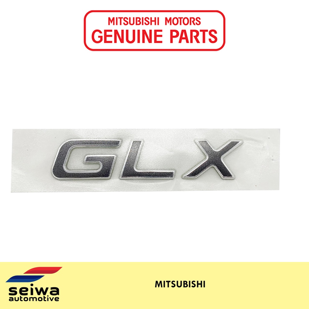 Mitsubishi GLX Emblem - Genuine Mitsubishi Auto Parts | Shopee Philippines