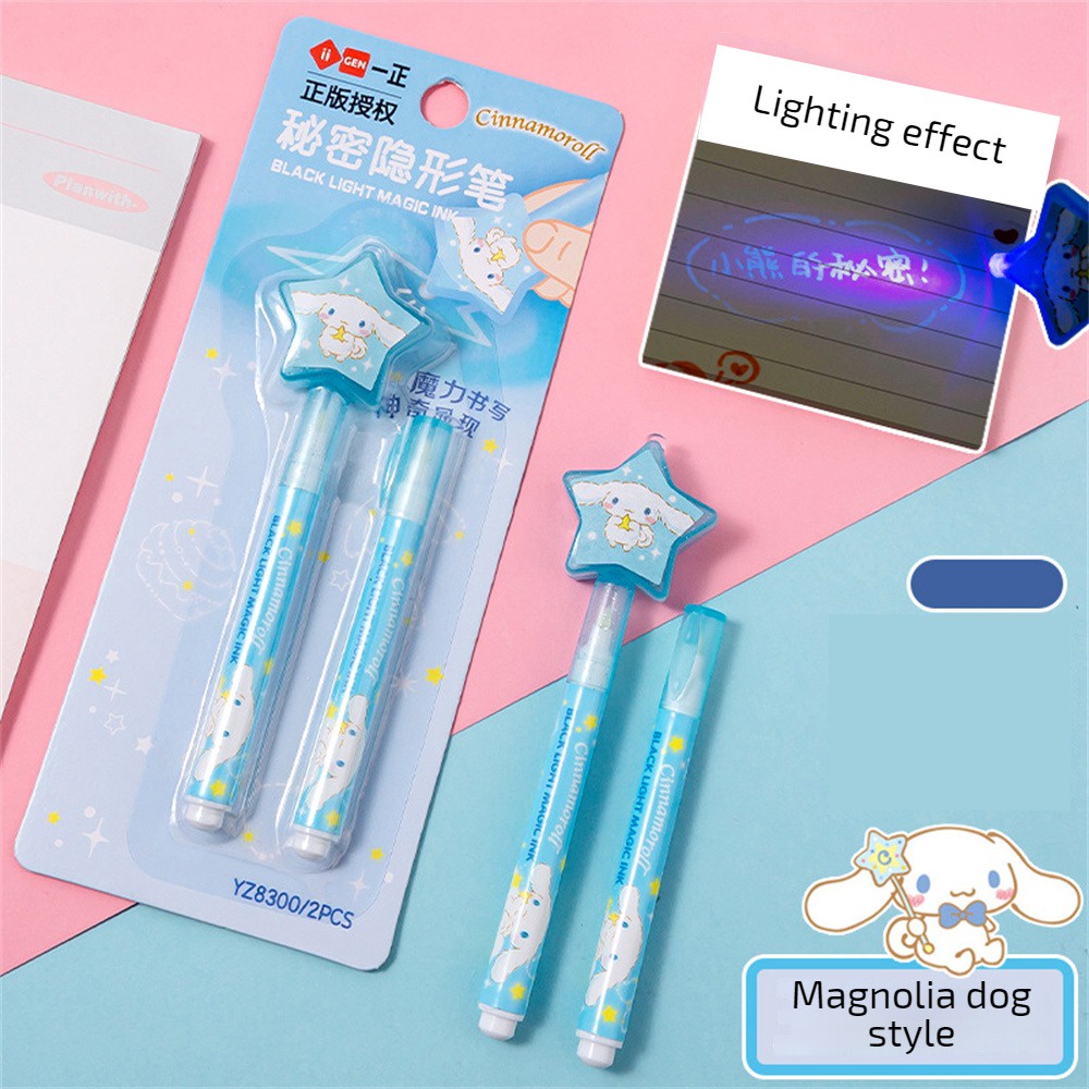 Kuromi Melody Cinnamoroll Magic Invisible Light Photo Pen Writing ...