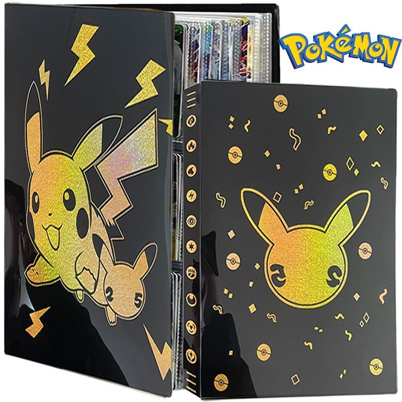 540 Cartoon Shiny Pokemon Album Book Anime VMAX GX EX Game Card ...