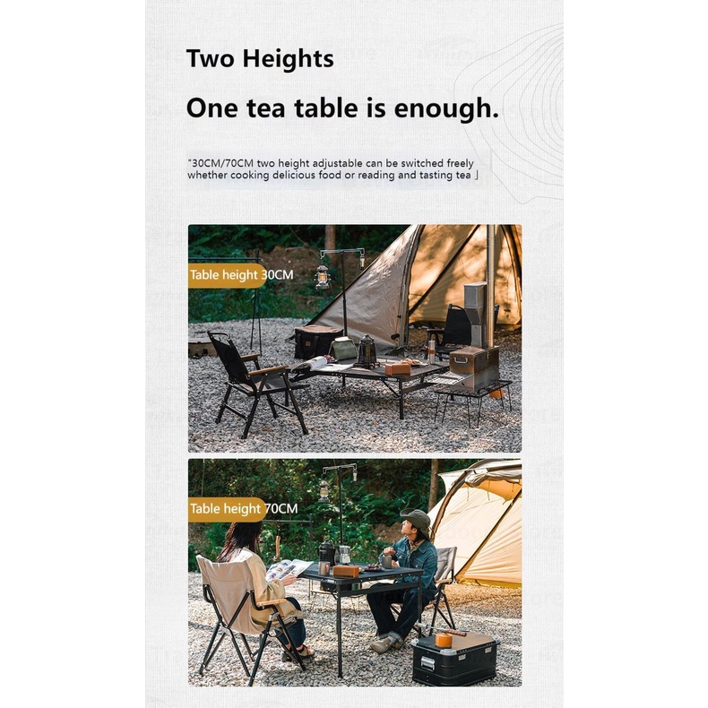 Naturehike Steel Mesh Adjustable IGT Compatible Camping Grill Stove ...