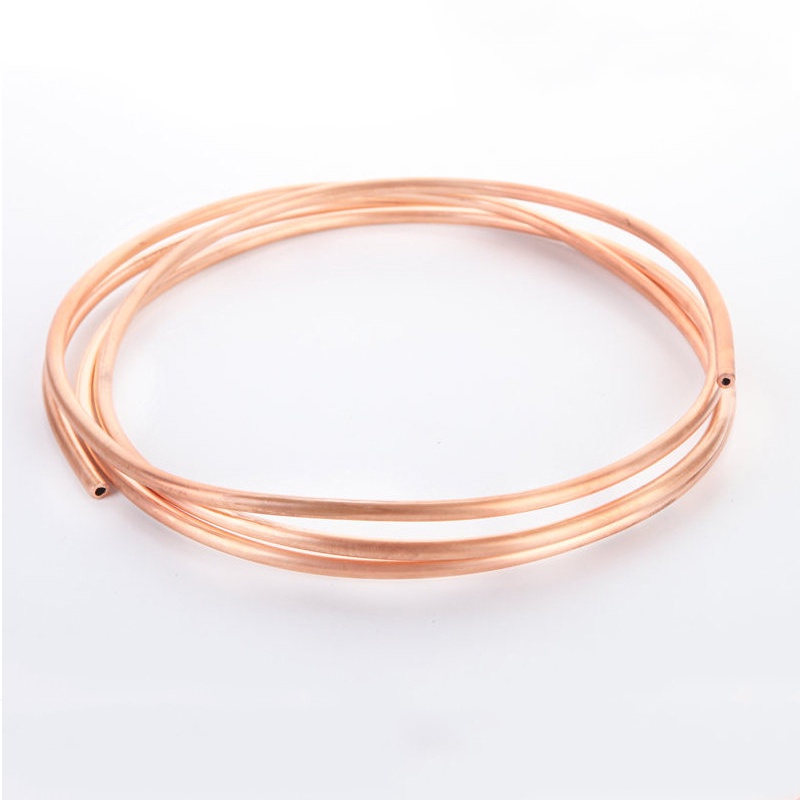 1m T2 Red Copper coil 2/3/4/5/6/8/10/12/14/16mm Copper tube Air Conditioning Copper Pipe Soft ...