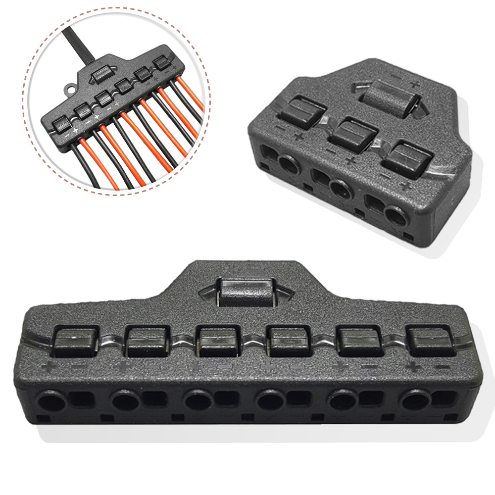 New 6 Ports Out Line Splitter Quick Connect Low Voltage Wire Splitter ...