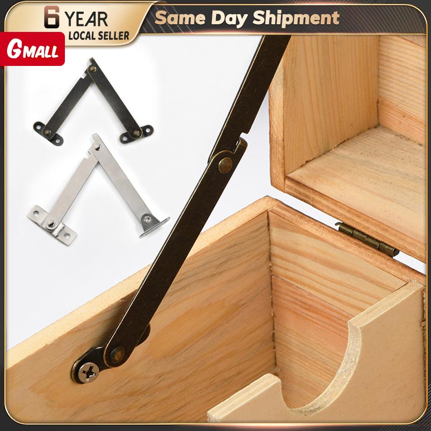 【Fast Delivery】Wooden Box Support Tripod Antique Hinge Gift Box Jewelry ...