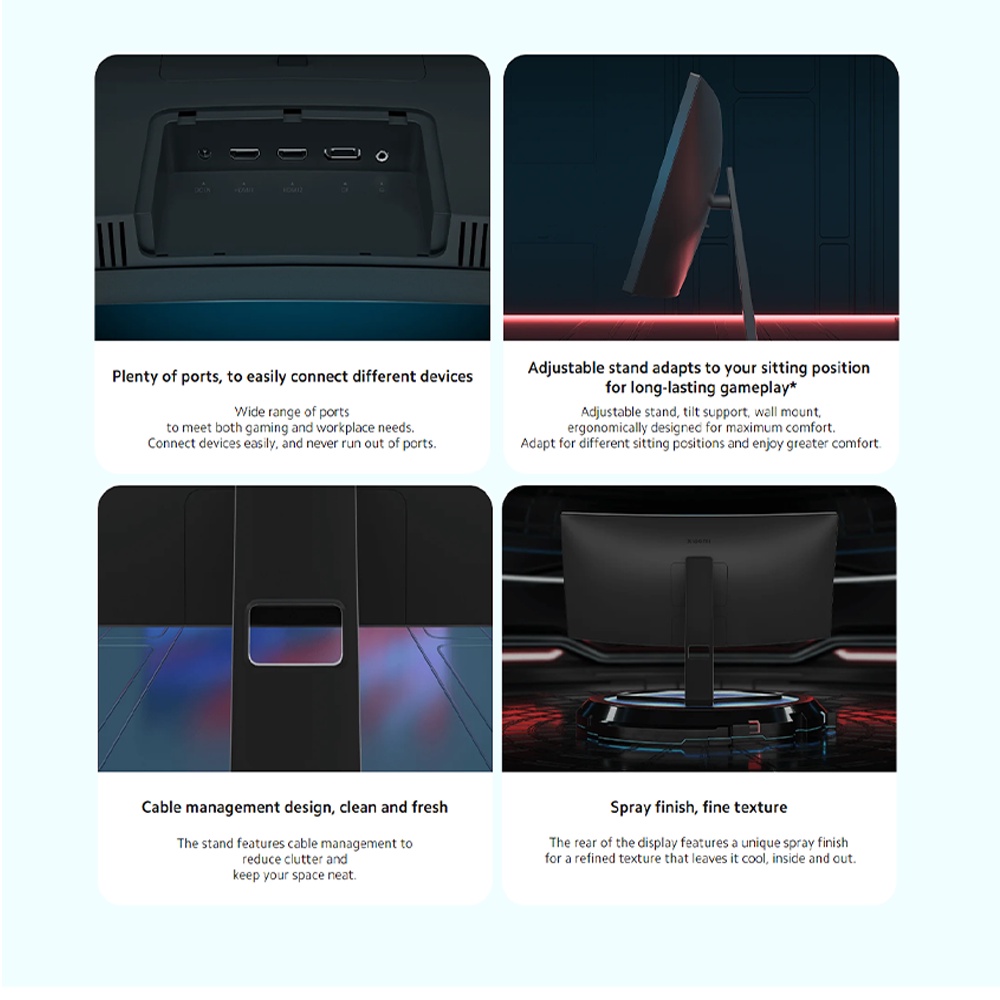 Xiaomi Curved Gaming Monitor 30 inch Global Version 2560 × 1080 ...