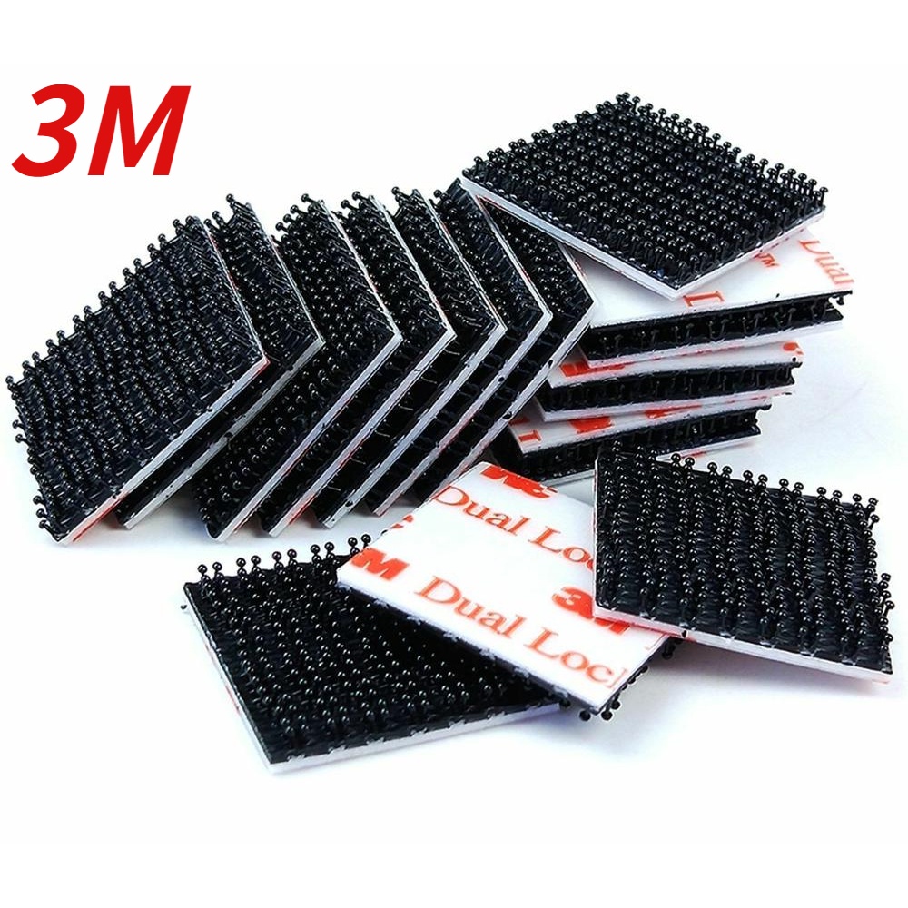 3M SJ3550 Dual Lock Black Mushroom Reclosable Fastener Tape with Bacing ...