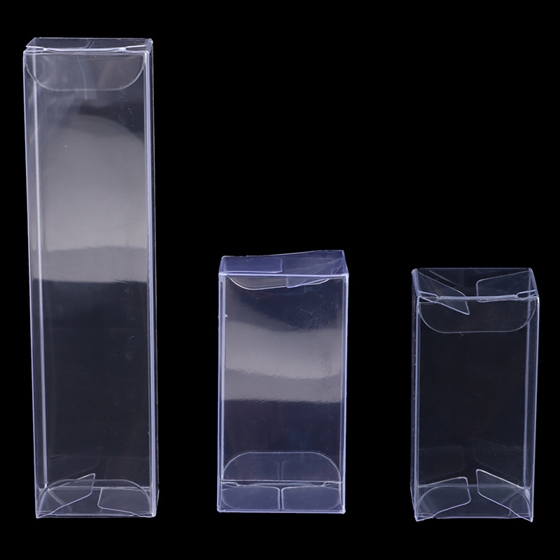WBPH Belle 1/10Pcs Plastic Clear Transparent PVC Box For Display ...