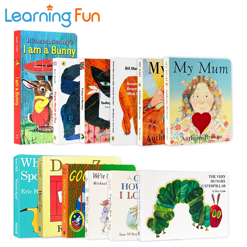 Funny Cardboard Educational English Story Book for Kids Baby Reading ...