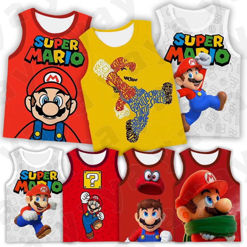 *YAYA*Super Mario Bros Movie 3D Printed Tank Top Bottom Vest Printed ...