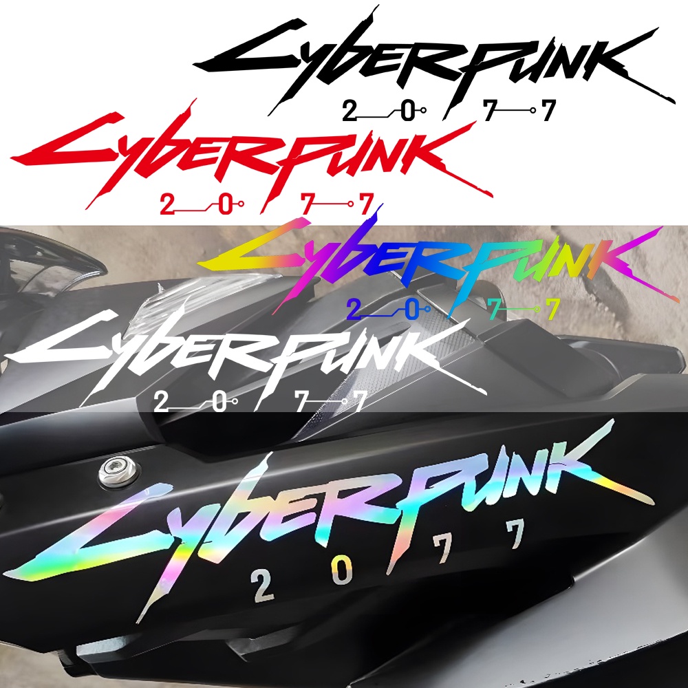 Cyberpunk Stickers Cyberpunk Logo Modification Decoration Motorcycle ...