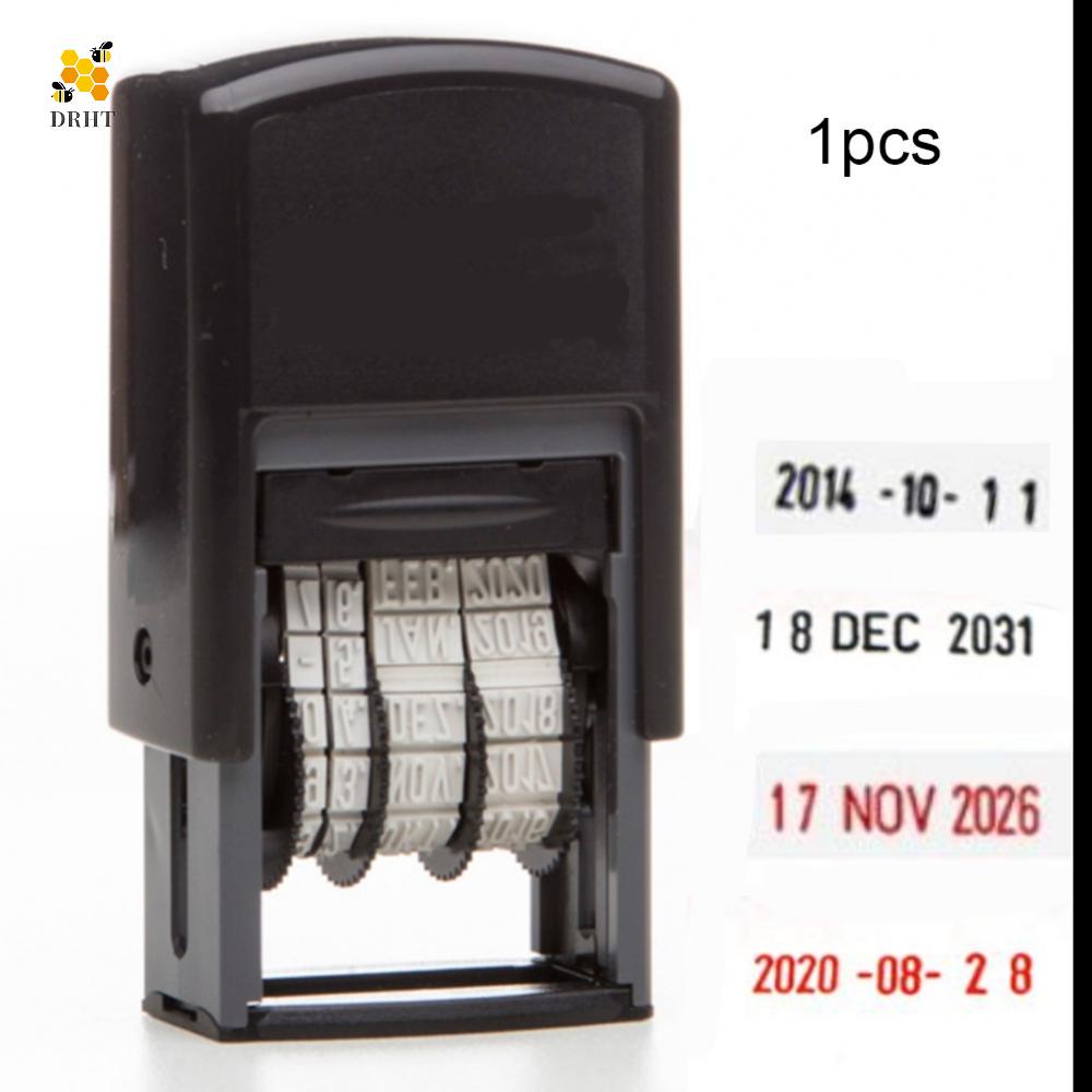 1PCS Date Stamp Self Inking Rubber Stamp Portable DIY Date Office Stamp 4810 high quality ...