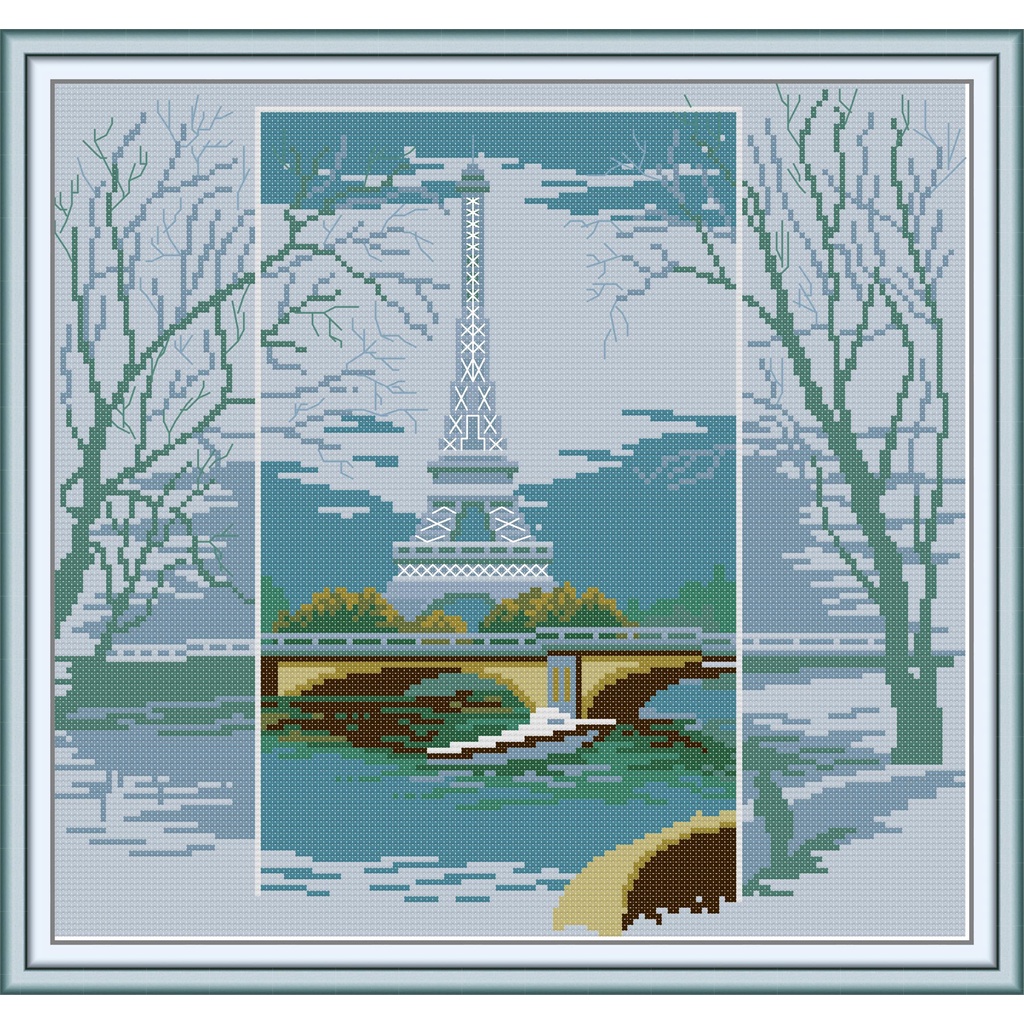 Joy Sunday Stamped Cross Stitch Ktis DMC Threads Chinese DIY Set ...