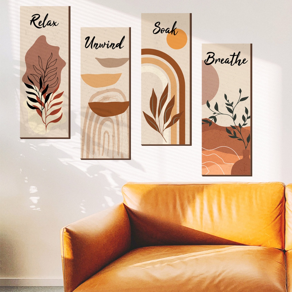 PVC wall sticker waterproof Bohemian Abstract Decorative Painting ...