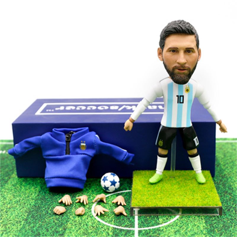 Soccerwe 13cm Height Football dolls Argentina 10# Lionel Messi Figures ...