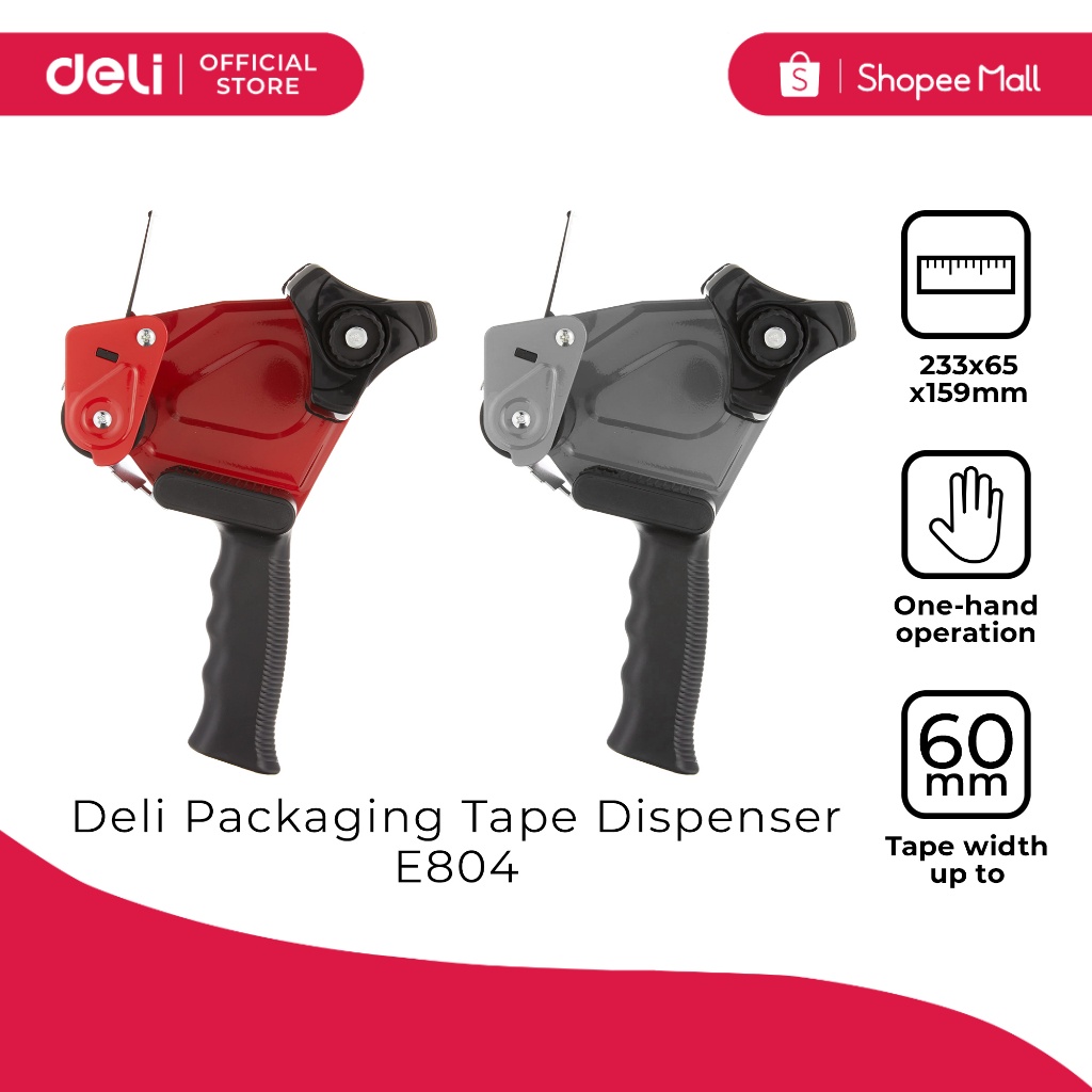 Deli E804 Packaging Tape Dispenser [79E804] | Shopee Philippines