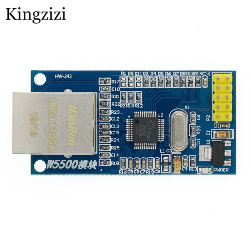 W5500 Ethernet Network Module Hardware Tcp Ip 51 Stm32 Microcontroller Program Over W5100