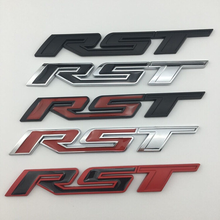 For Chevy Chevrolet silverado RST logo English letter sticker Rear ...