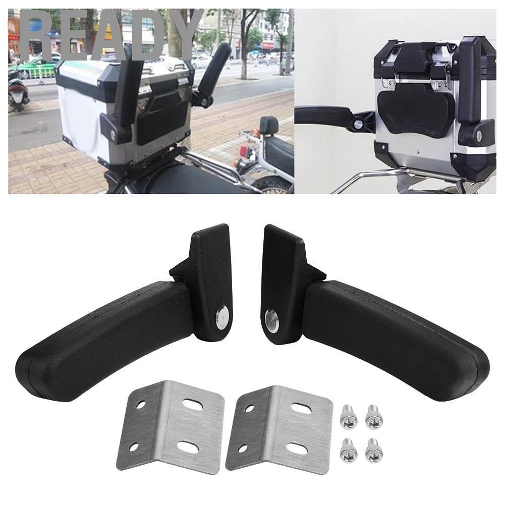 Ready Stock Motorcycle Passenger Armrest ABS Rear Folding Top Case Box ...